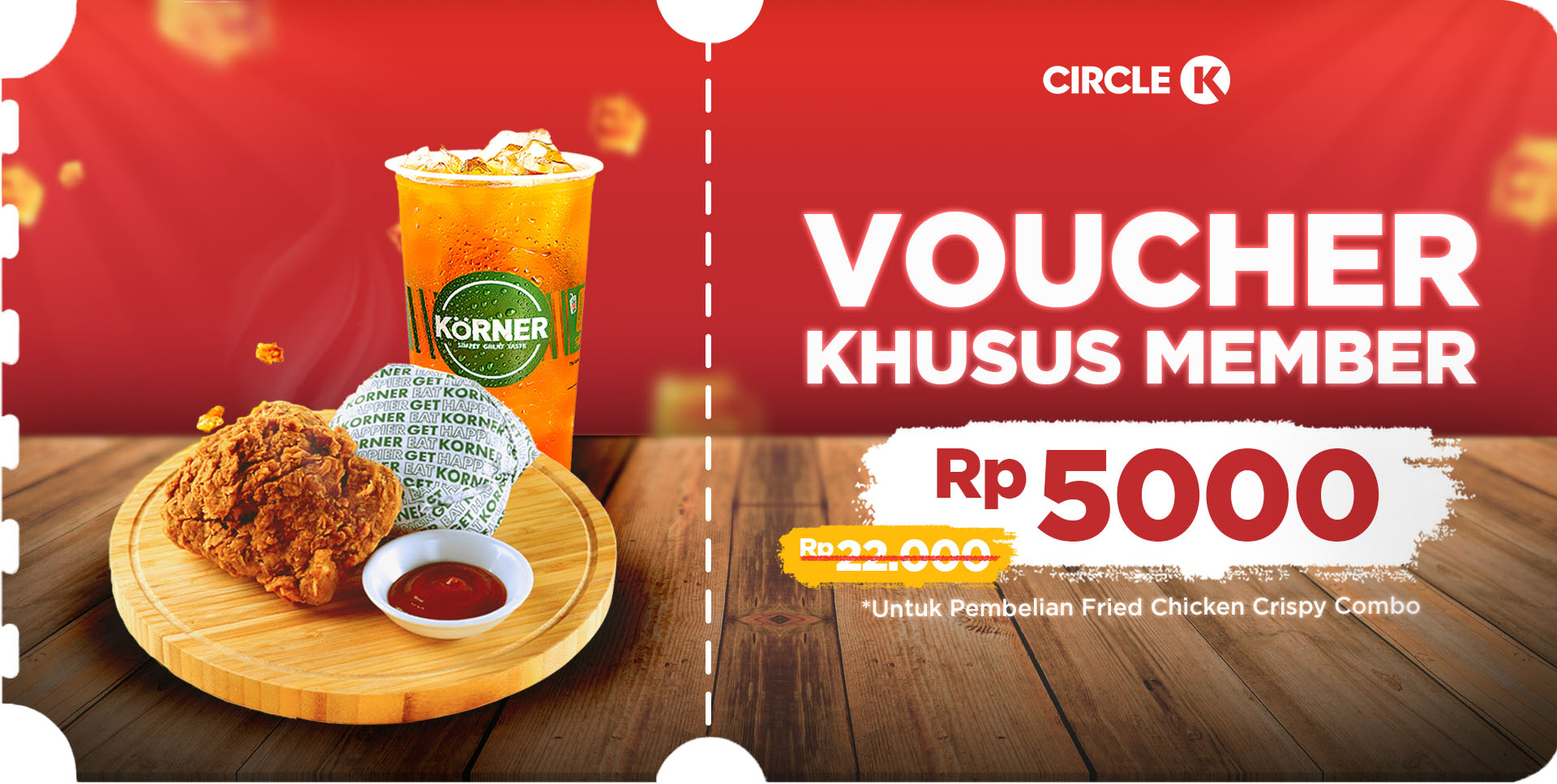 Fried Chicken Crispy Combo - Circle K - It's My Circle