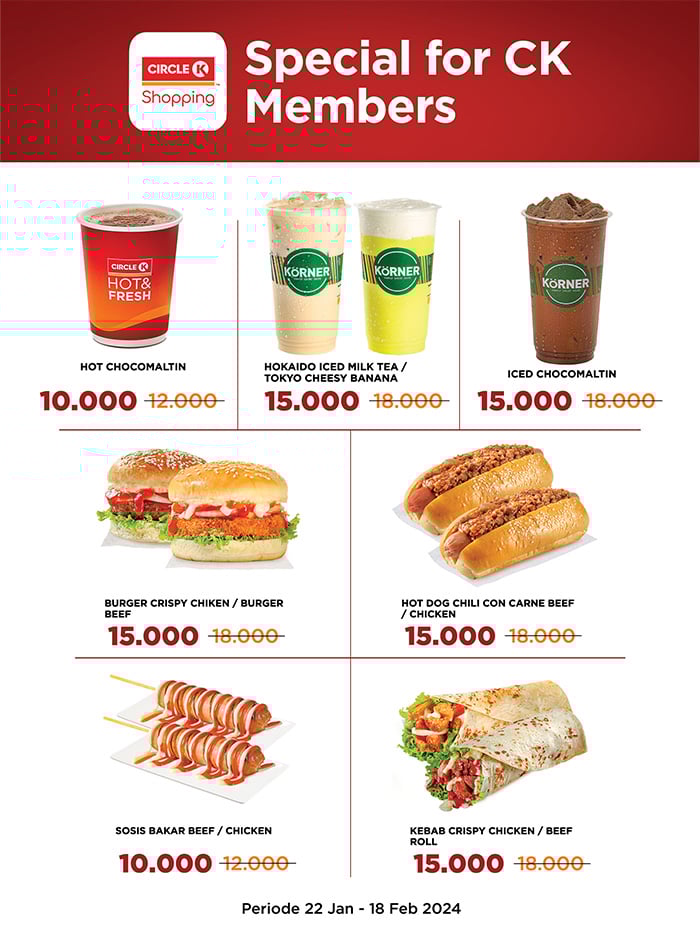 Circle K Menu Reguler - Circle K - It's My Circle